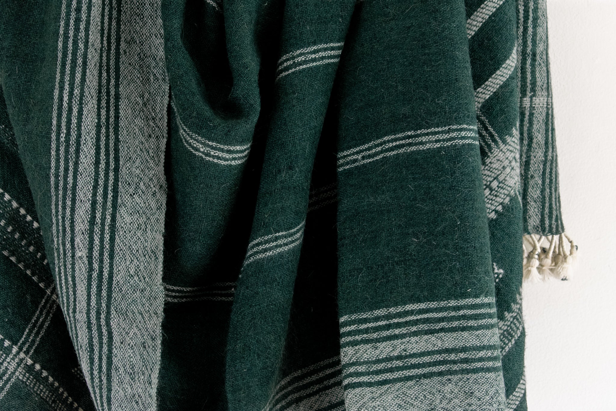 Oversized Indian Bhujodi Throw- Deep Storm
